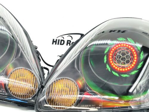 2000-02 Toyota MR2 Spyder LED Color-shift Halo Projector Headlights