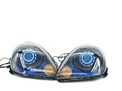 2000-02 Toyota MR2 Spyder LED Color-shift Halo Projector Headlights