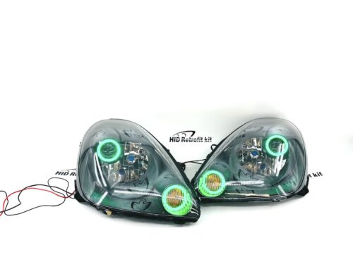 2003-2005 Toyota MR2 Spyder Black Halo LED Projector Headlights - HID ...