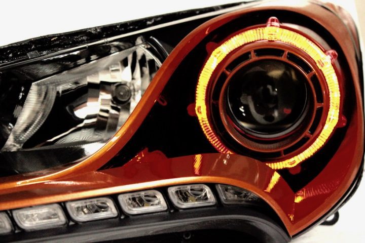2013-2017 Hyundai Veloster LED Halo Projector Headlights