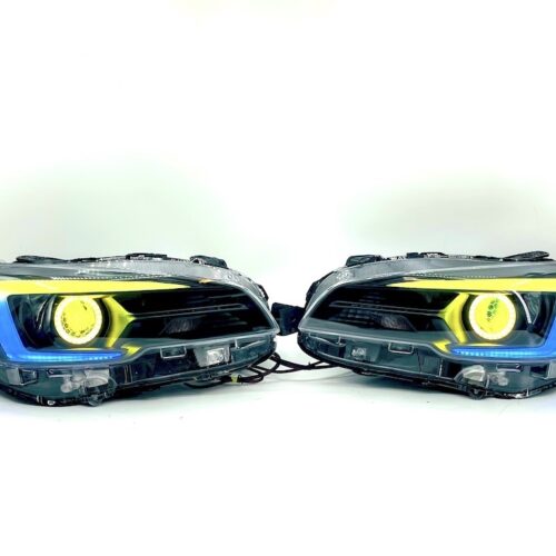 2018-2021 Subaru WRX STI LIMITED RGBW Led Black Retrofit Headlights