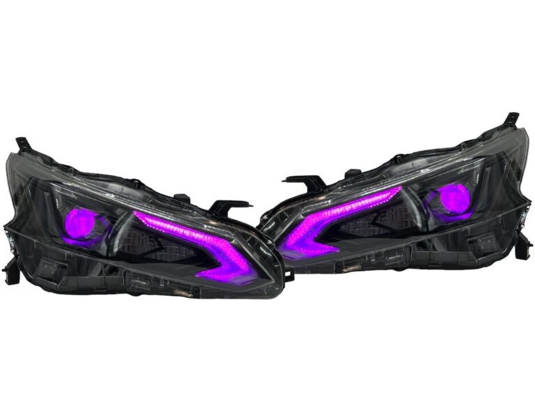 19+ Nissan Altima RGBW Digital Led DRL Demon Eyes Black Custom ...